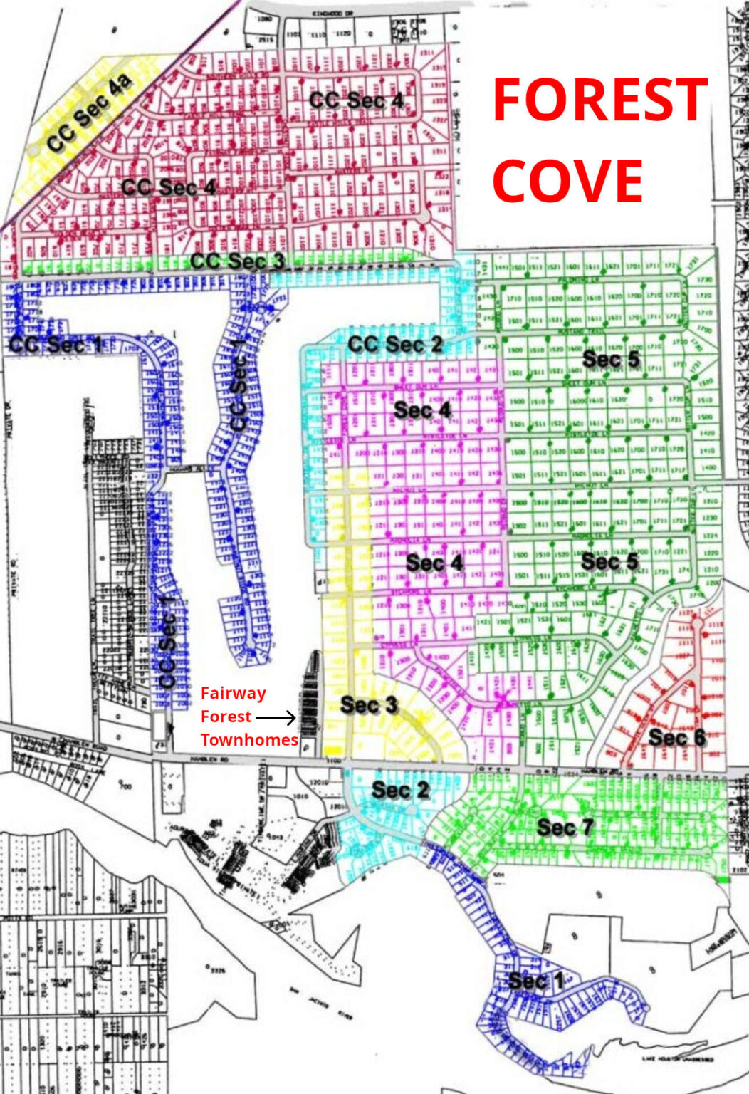 Part of Forest Cove But Separate – Fairway Forest Townhomes